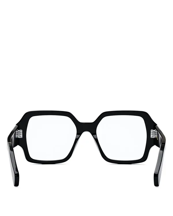 Celine Square Eyeglasses, 52mm