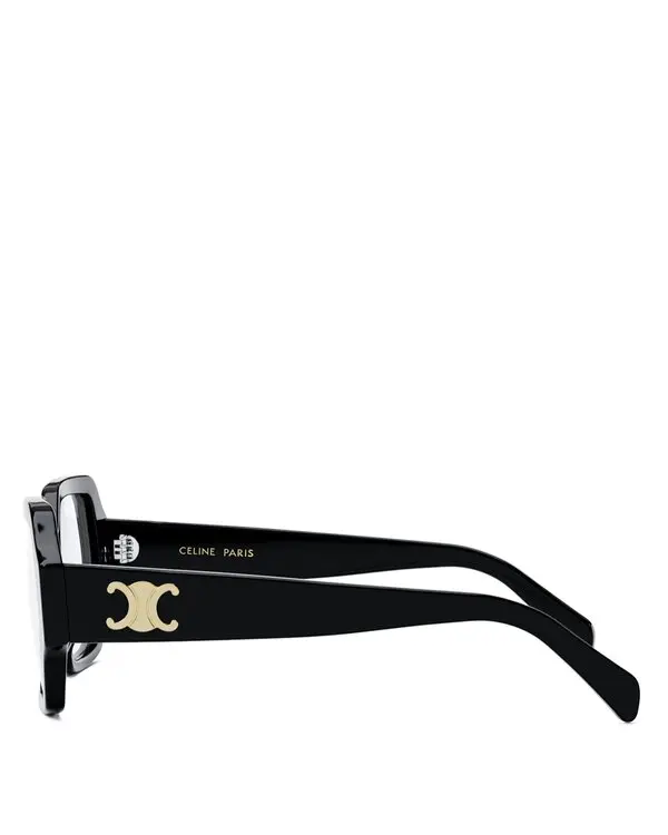 Celine Square Eyeglasses, 52mm