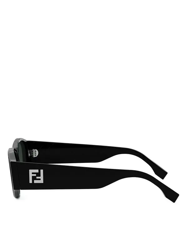 Fendi Ff Squared Oval Sunglasses