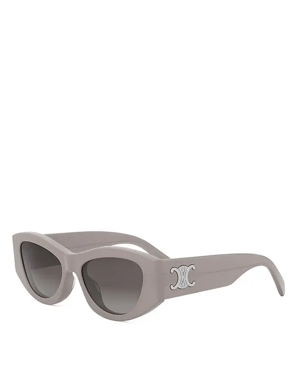 Celine Triomphe Geometric Sunglasses - Brown/brown Grad