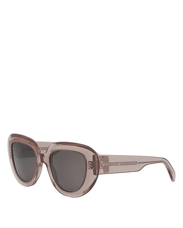 Celine 3 Dots Butterfly 51mm Sunglasses - Pink/smoke