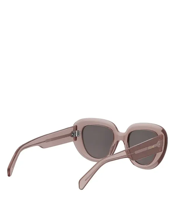 Celine 3 Dots Butterfly 51mm Sunglasses - Pink/smoke