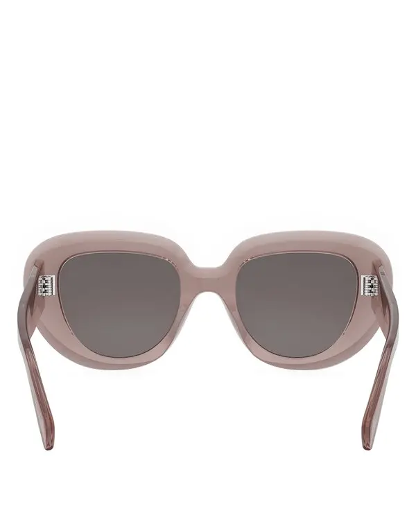 Celine 3 Dots Butterfly 51mm Sunglasses - Pink/smoke