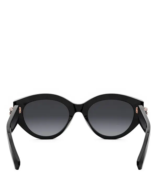 BVLGARI B.zero1 53mm Oval Sunglasses