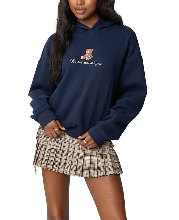 EDIKTED Teddy Bear Hoodie