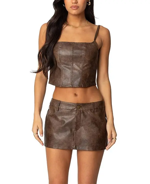 EDIKTED Scout Zip Up Corset
