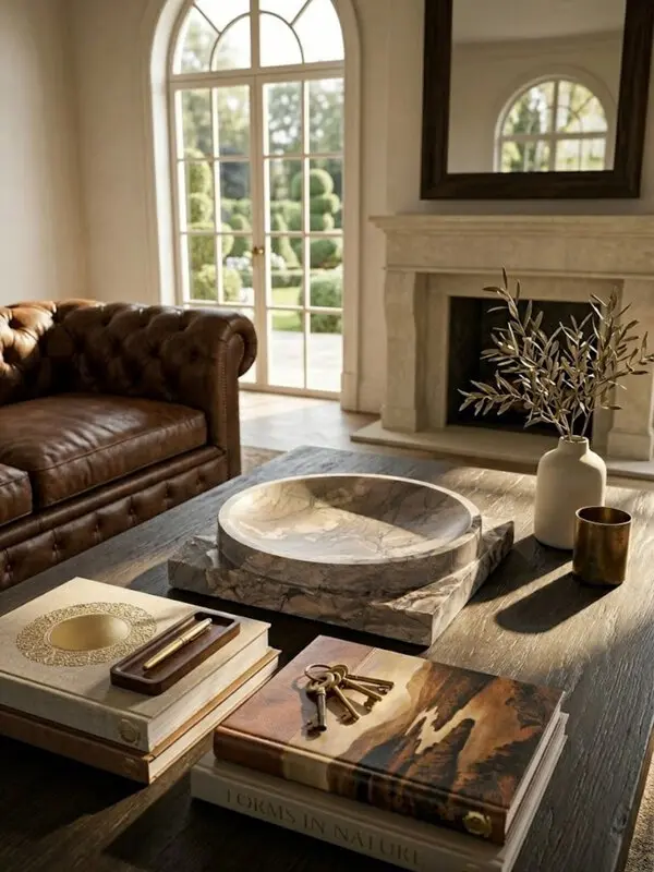 GAURI KOHLI Shayne Onyx Decorative Bowl