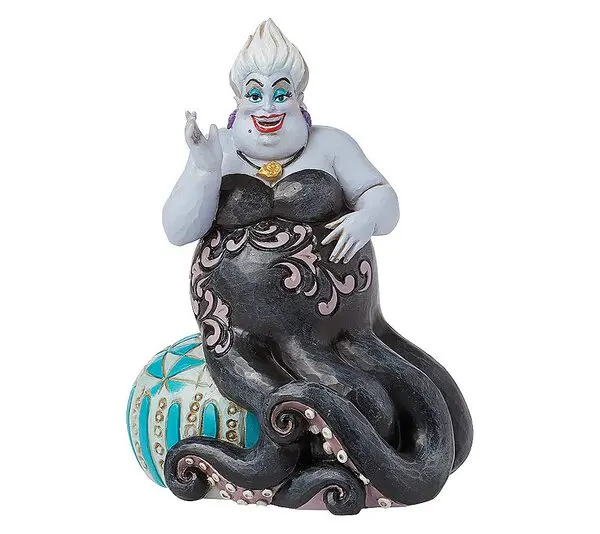 JIM SHORE Disney Traditions Ursula Figurine 5in H - One-color