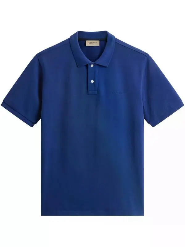 Woolrich Cotton Polo Shirt - Blue