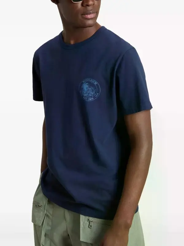 Woolrich Graphic-print T-shirt - Blue