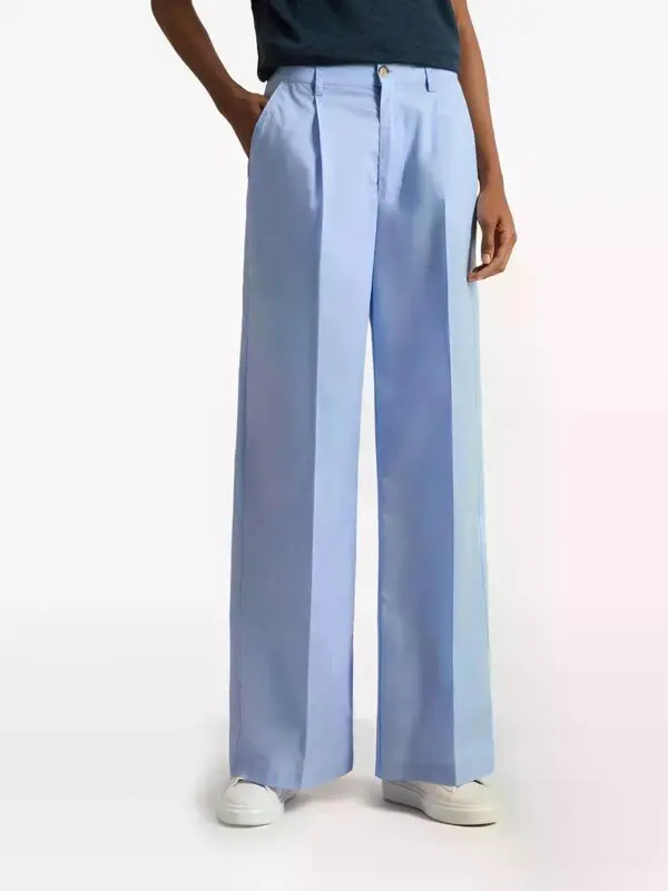 Woolrich Wide-leg Trousers - Blue
