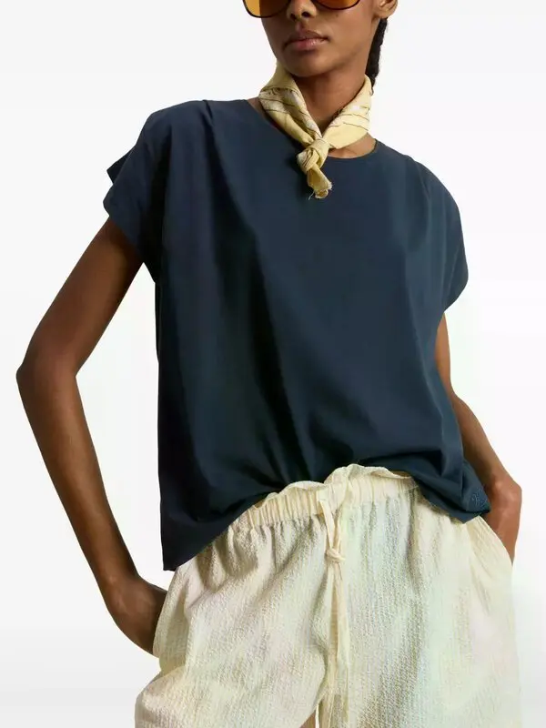 Woolrich Pleated T-shirt - Blue