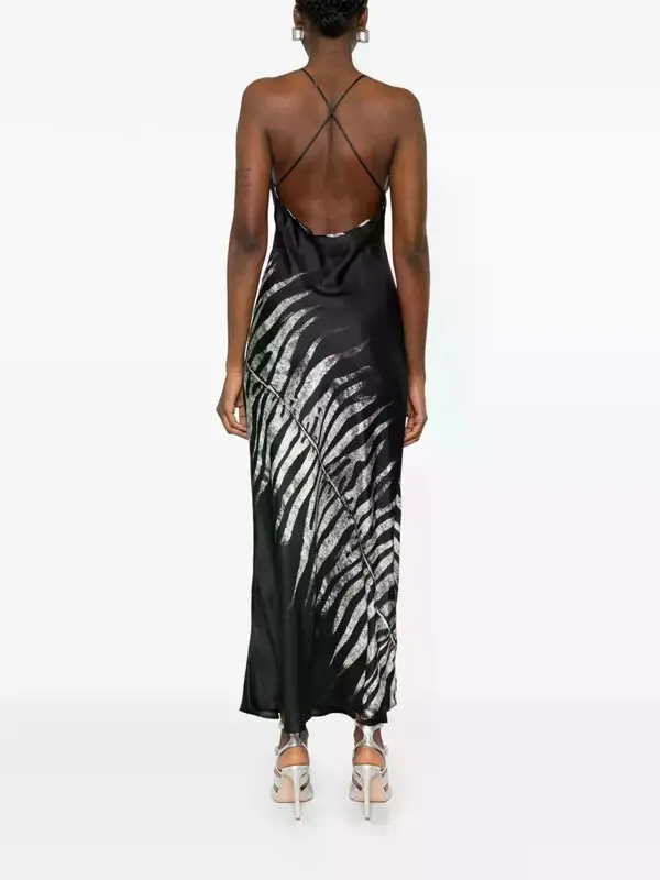 Roberto Cavalli Tigress-print Maxi Dress