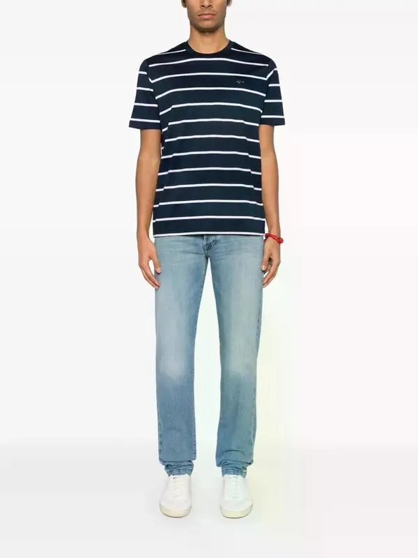 Paul & Shark Striped T-shirt - Blue