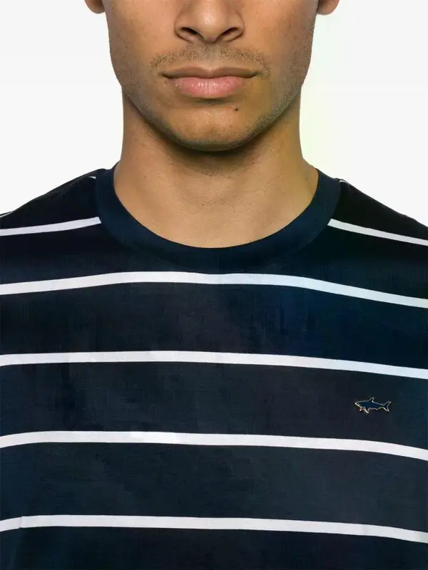 Paul & Shark Striped T-shirt - Blue