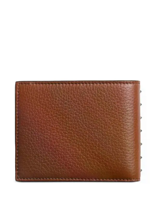 Valentino Garavani Rockstud Leather Wallet - Brown