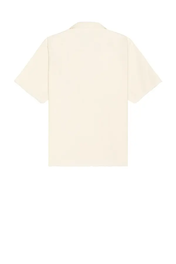 Oas Ecru Bodega Canvas Shirt In Beige