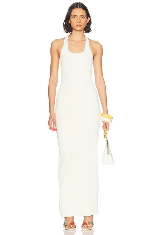 Jacquemus La Robe Scala In White - Off White