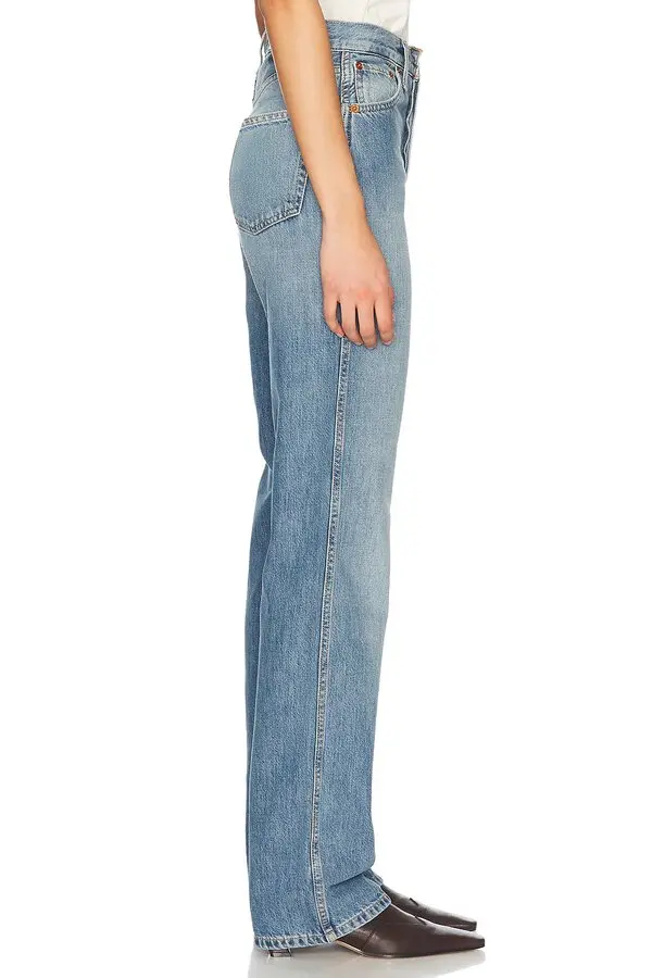 RE/DONE 90s High Rise Loose Jeans - Mid Fade