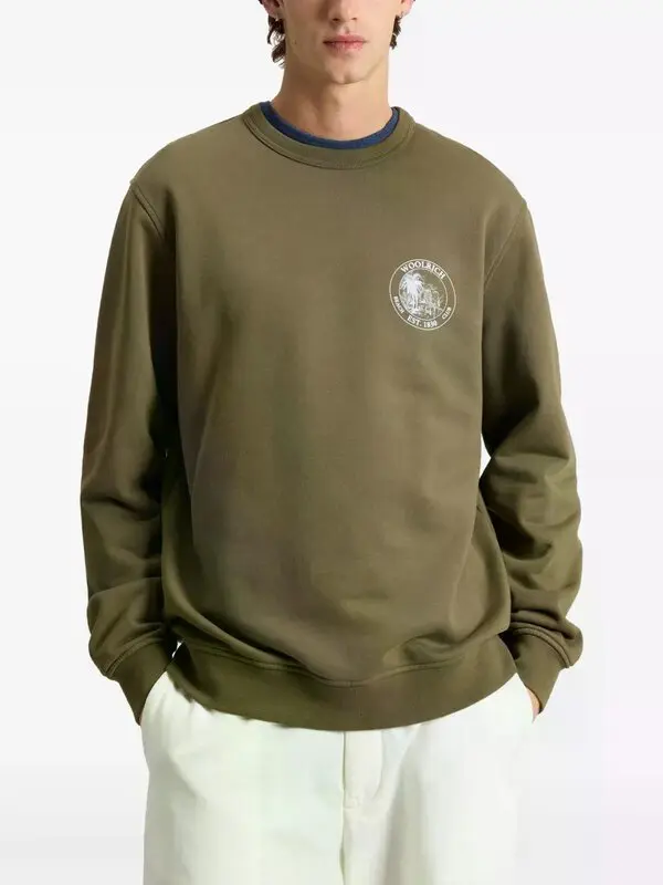 Woolrich Graphic-print Sweatshirt - Green