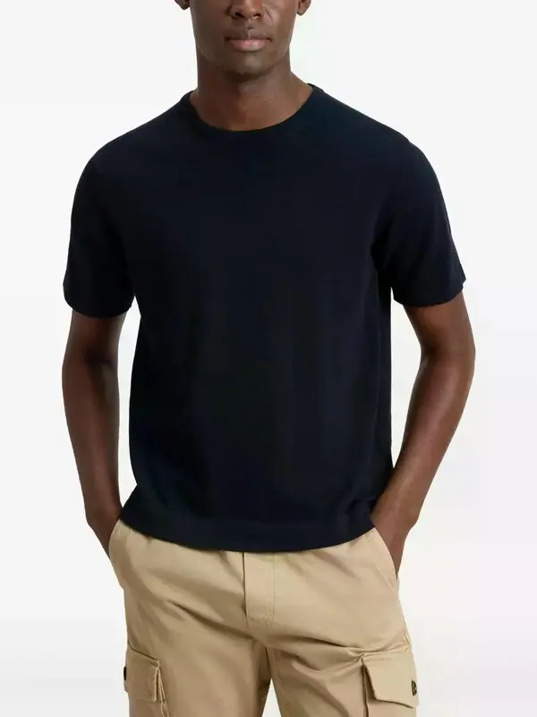 Woolrich Knitted T-shirt - Blue