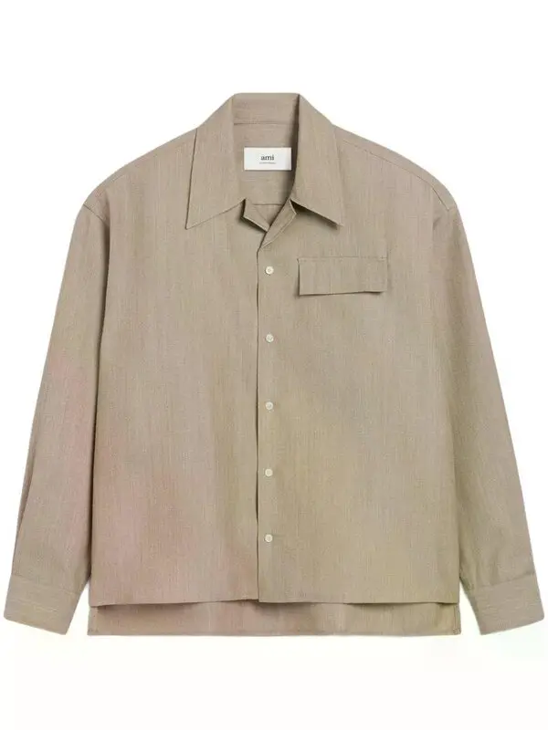 AMI Paris Camp-collar Shirt