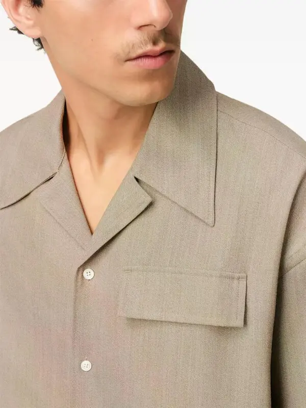 AMI Paris Camp-collar Shirt