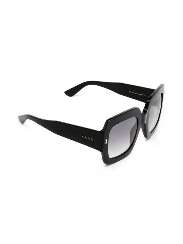 Gucci Oversize-frame Sunglasses - Black