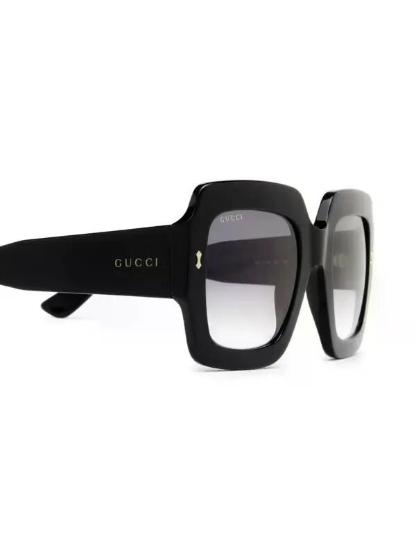 Gucci Oversize-frame Sunglasses - Black