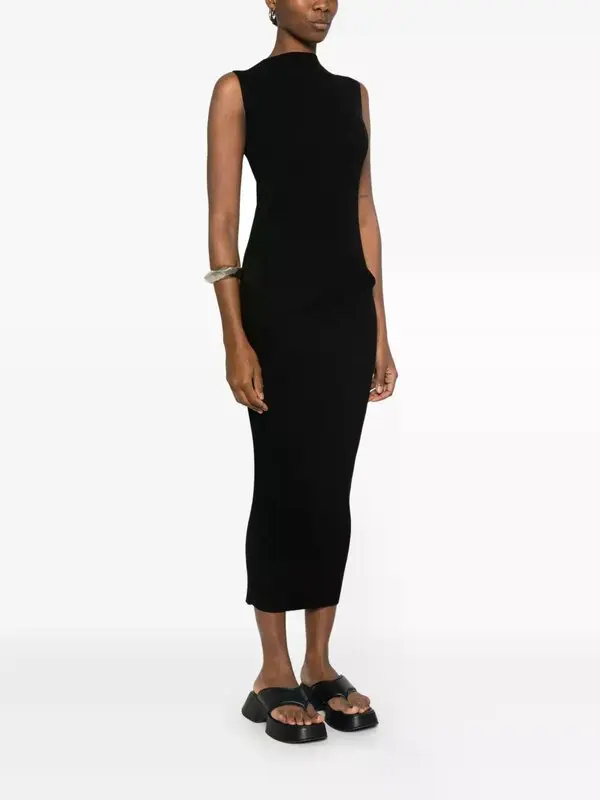 Rick Owens Knitted Dress - Black