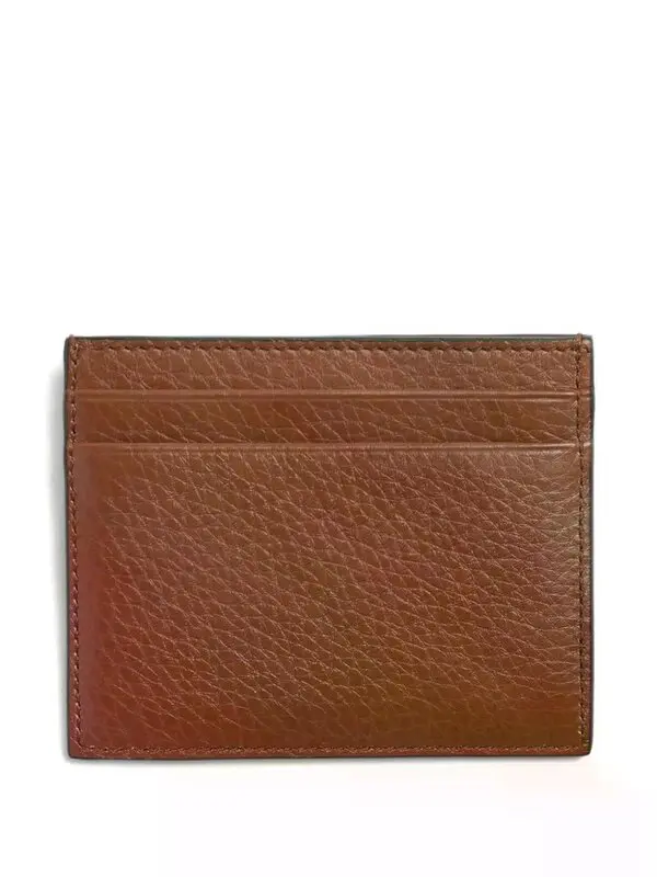 Valentino Garavani Rockstud Card Holder - Brown