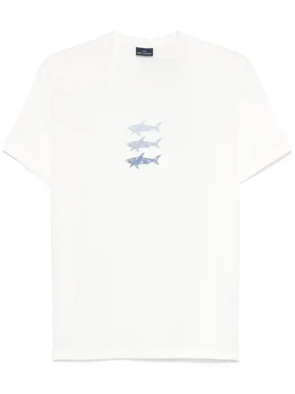 Paul & Shark Logo-print T-shirt - Neutrals