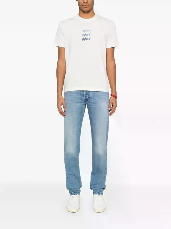 Paul & Shark Logo-print T-shirt - Neutrals