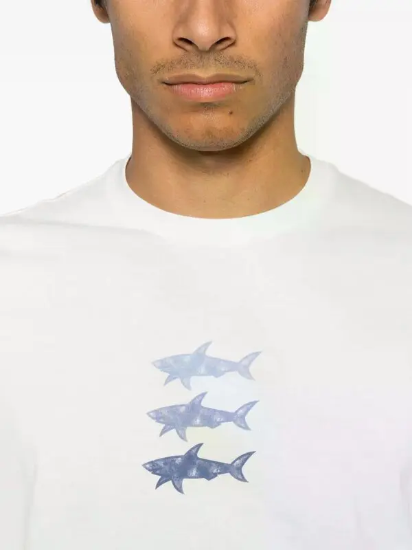Paul & Shark Logo-print T-shirt - Neutrals