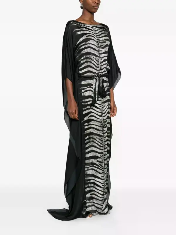 Roberto Cavalli Zebra-print Maxi Dress