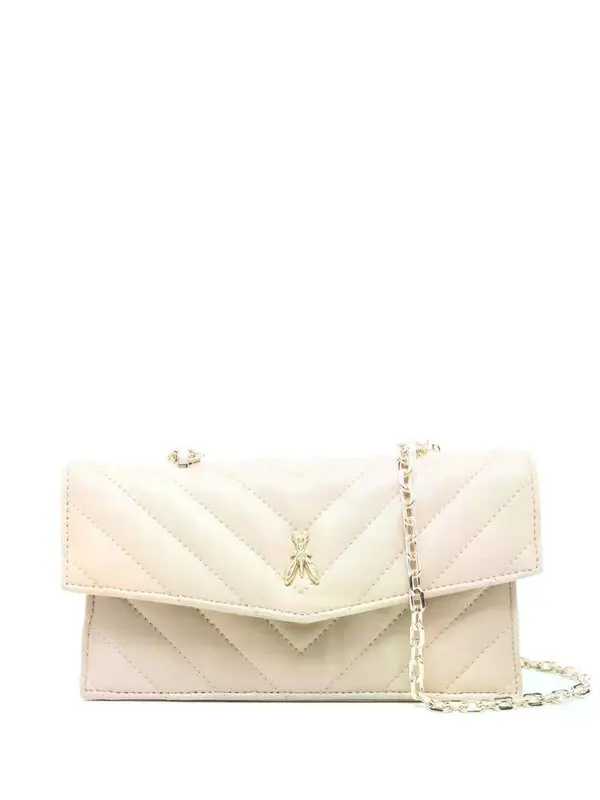 Patrizia Pepe Quilted Shoulder Bag - Neutrals