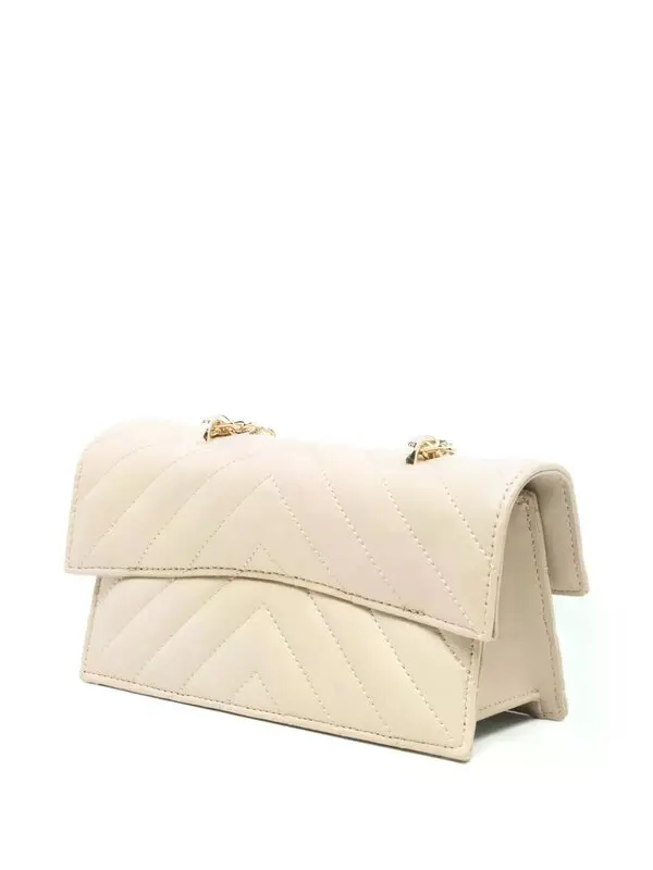 Patrizia Pepe Quilted Shoulder Bag - Neutrals