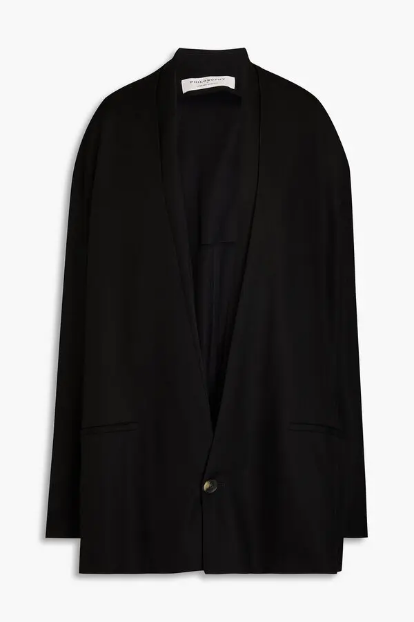 Philosophy Di Lorenzo Serafini Woven Blazer - Black