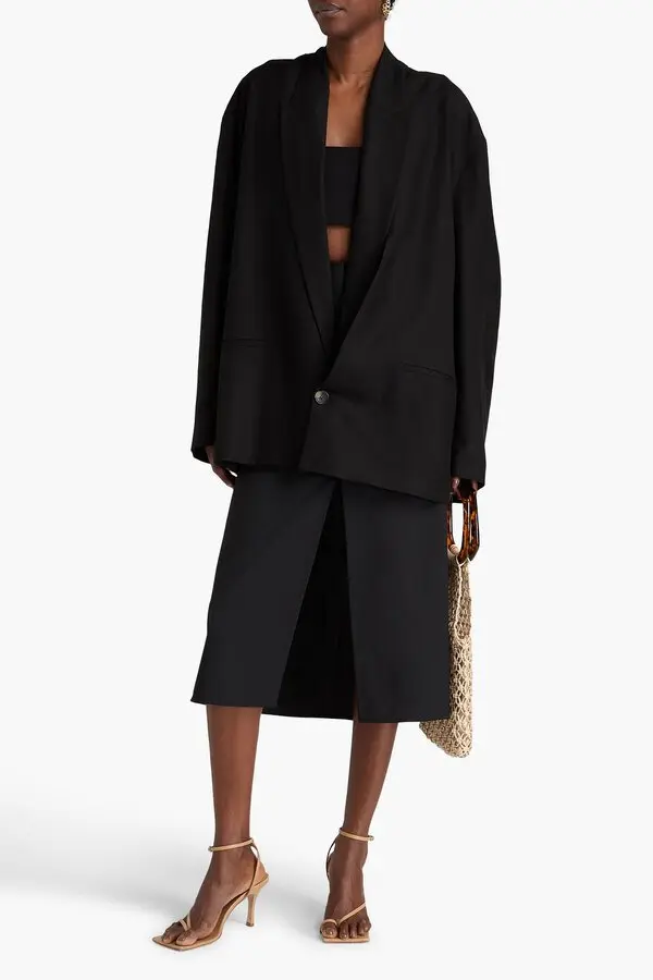 Philosophy Di Lorenzo Serafini Woven Blazer - Black