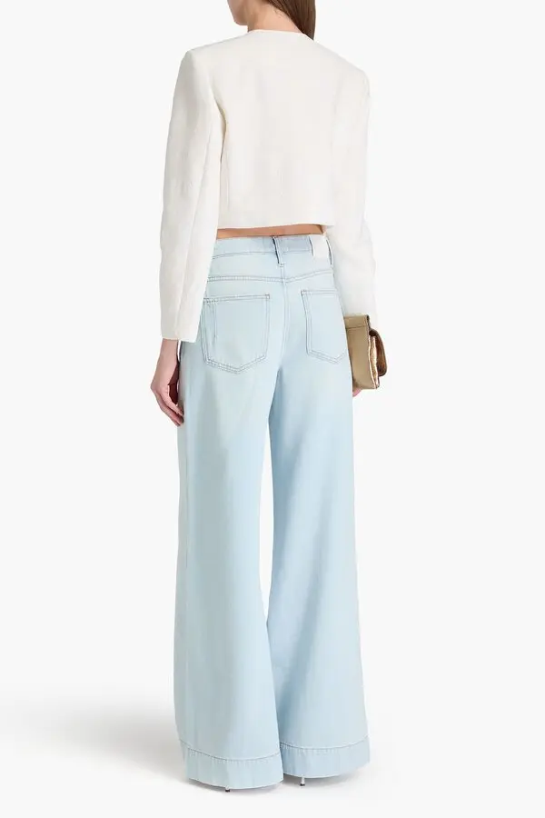 Derek Lam 10 Crosby Juliette Jacquard Jacket - Ivory