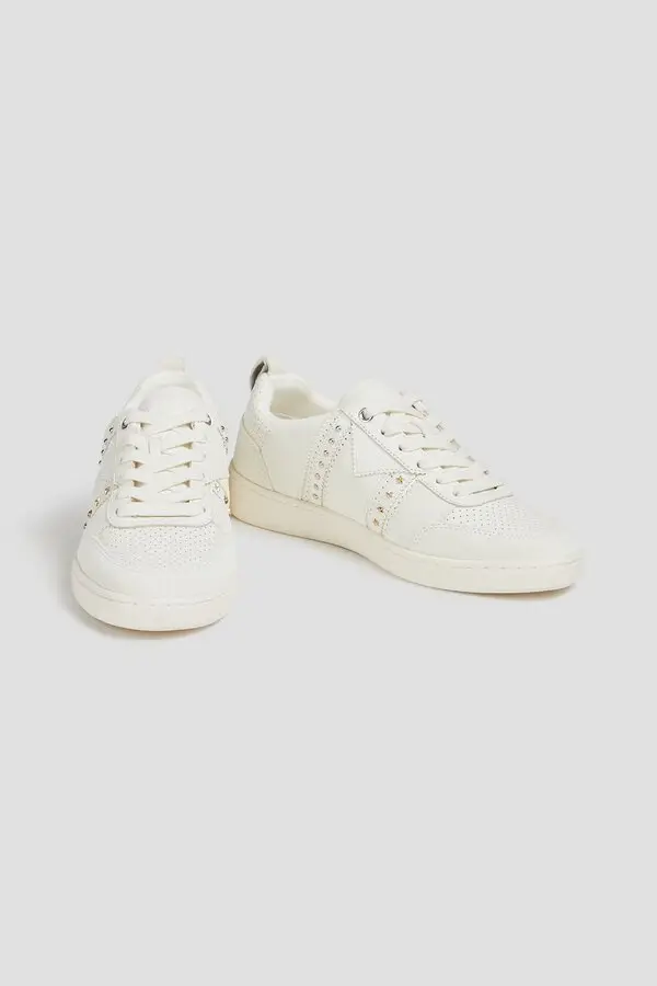 Maje Studded Suede Sneakers