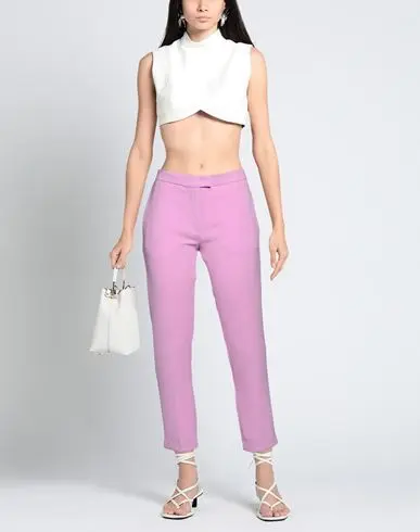 KAOS Straight Leg Tailored Trousers - Purple