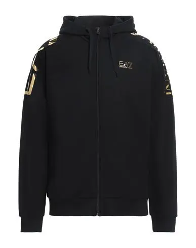 EA7 Cotton-polyester Blend Sweatshirt - Black