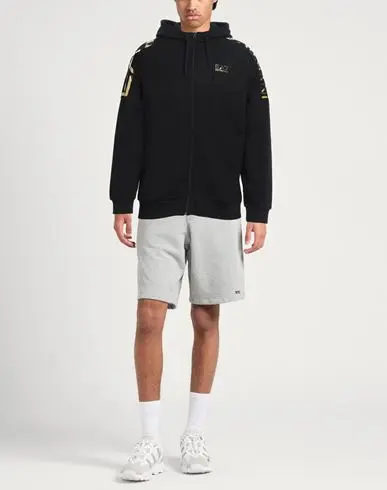 EA7 Cotton-polyester Blend Sweatshirt - Black