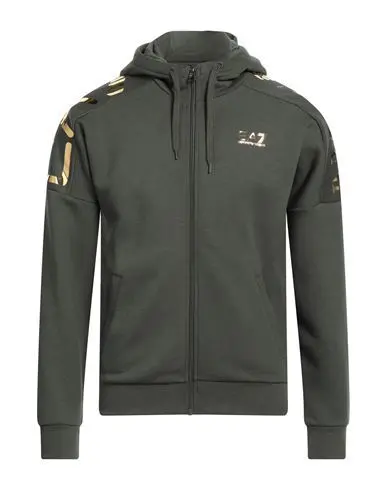 EA7 Cotton & Polyester Hooded Sweatshirt