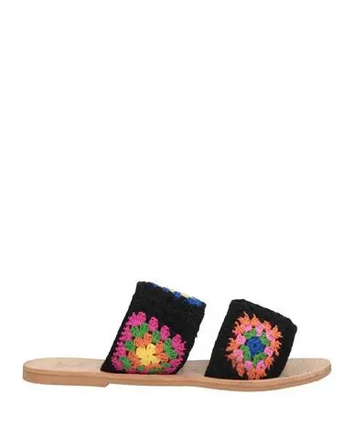 Manebí Knitted Sandals - Black