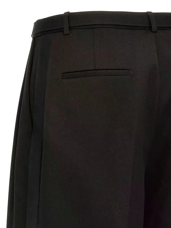 JIL SANDER Wool Trousers - Black