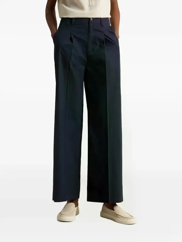 Woolrich Wide-leg Trousers - Blue