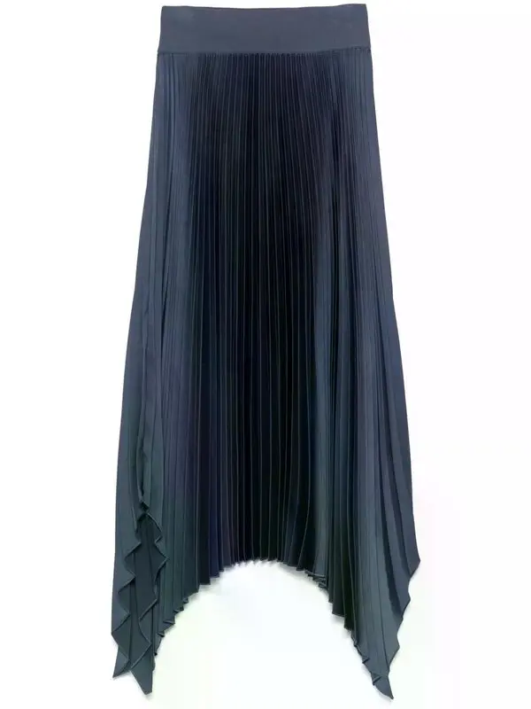 JOSEPH Ade Plissé Skirt - Blue