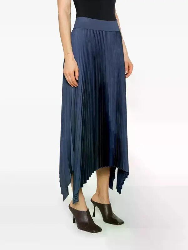 JOSEPH Ade Plissé Skirt - Blue
